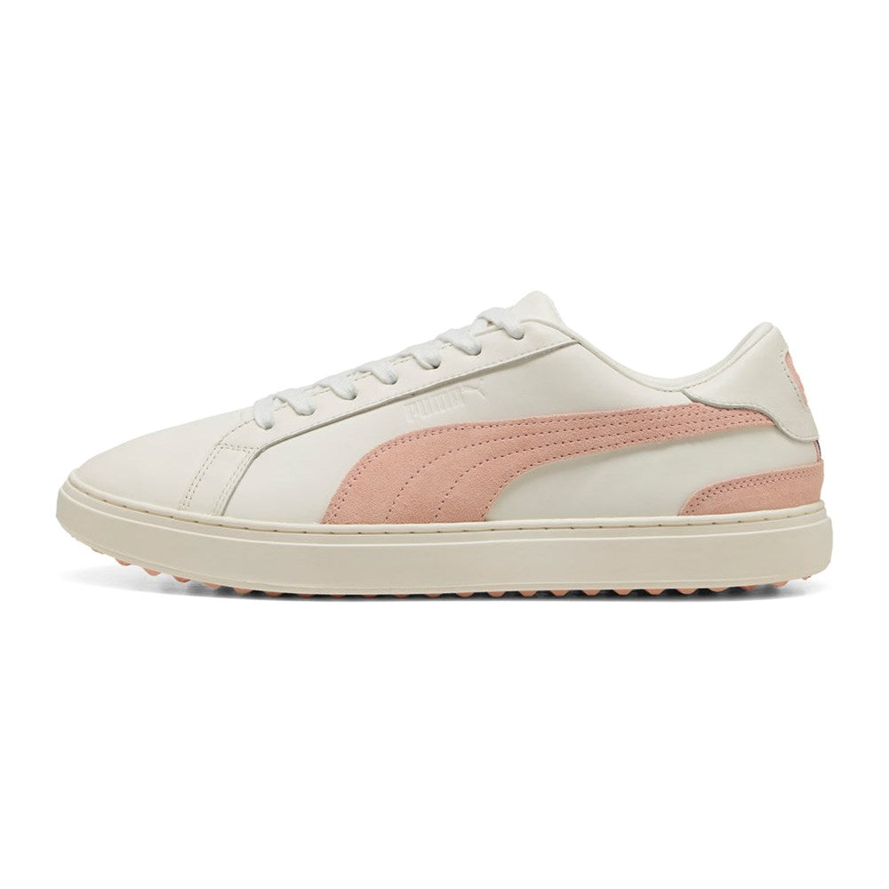 Puma Classic G Peaches 스파이크리스 골프 신발 - 따뜻한 흰색/열대 복숭아
